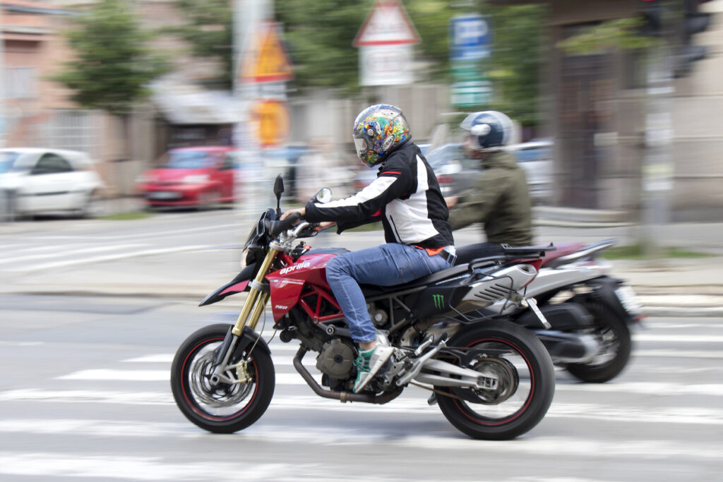 Motorcycle Lane Splitting and the Law | Encino, CA | JUSTICENTER Personal Injury Lawyers